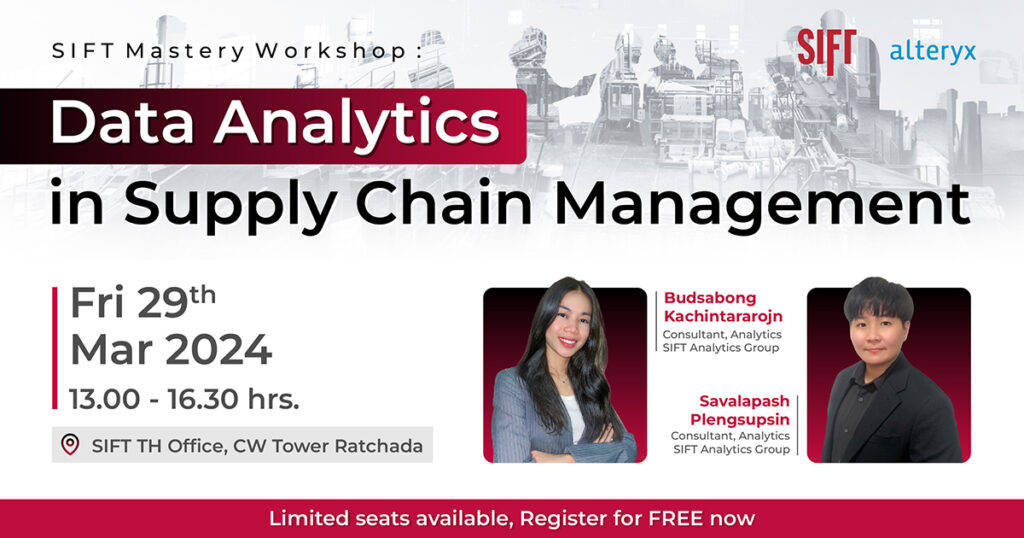 SIFT Mastery Workshop: Data Analytics in Supply Chain Management - SIFT ...