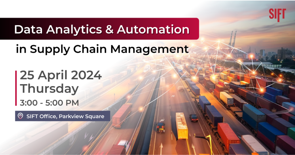 Mastery Workshop: Data Analytics in Supply Chain Management (SG) - SIFT ...